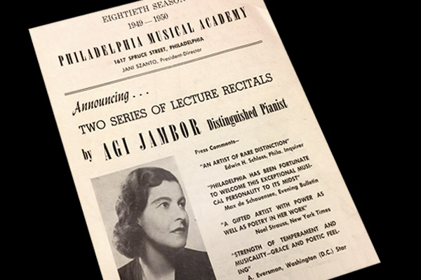 Agi Jambor | Musician Extraordinaire